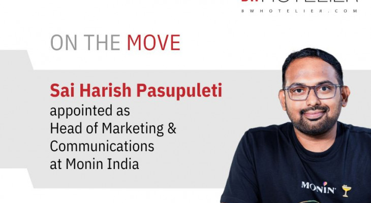 Sai Harish Pasupuleti appointed Head of Marketing & Communications at Monin India - BW Hotelier